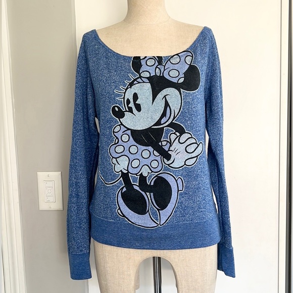 Disney | Tops | Disney Parks Authentic Original Minnie Mouse Open Neck ...